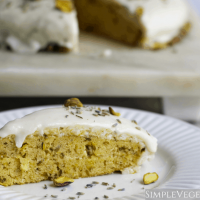 Gateau Vert - A Cake to Make You Green with Envy - Simple Vegetarian Dishes